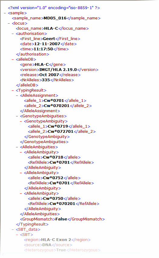 XML Format